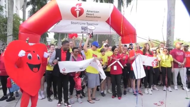 Over 3,000 take part in Broward Heart Walk to raise funds for American ...