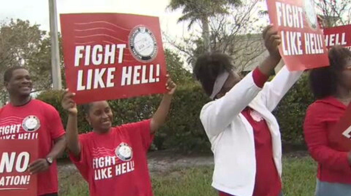 Postal workers at rallies in Miramar, across US protest USPS’ plans to ...