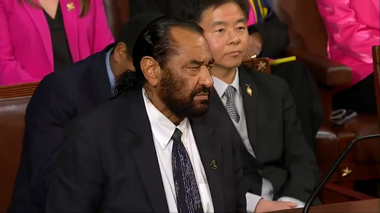 The House censures Democratic Rep. Al Green for disrupting Trump’s ...