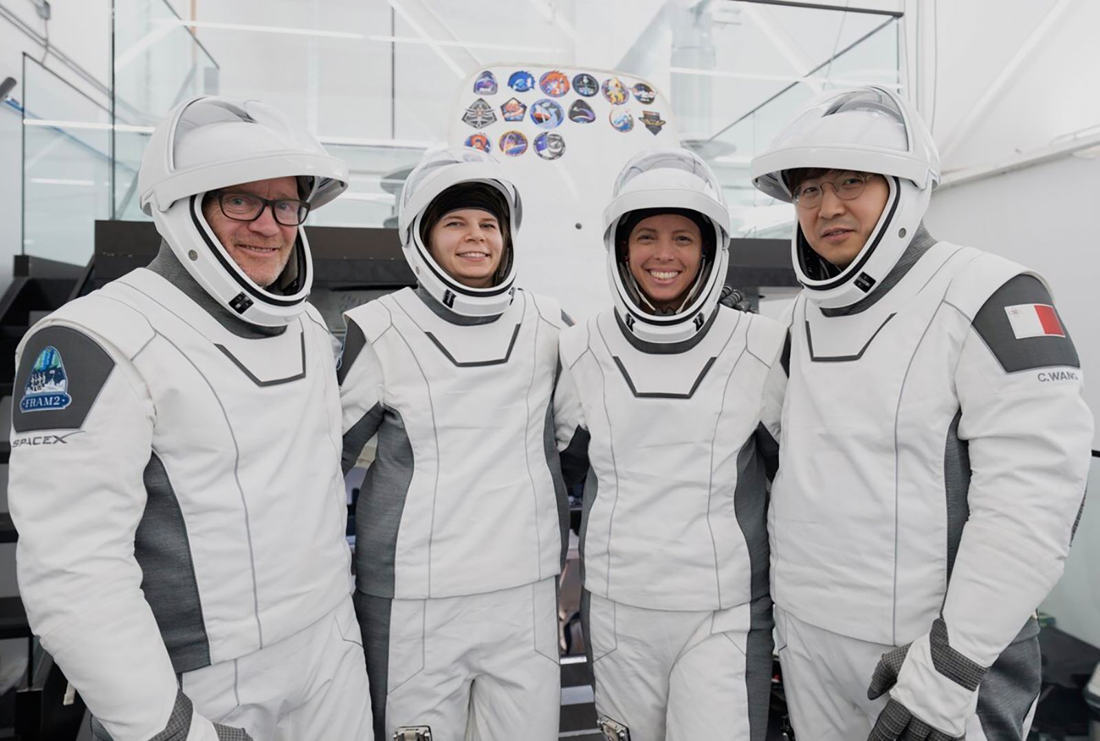 SpaceX is set to launch 4 people on a first-of-its-kind mission around ...