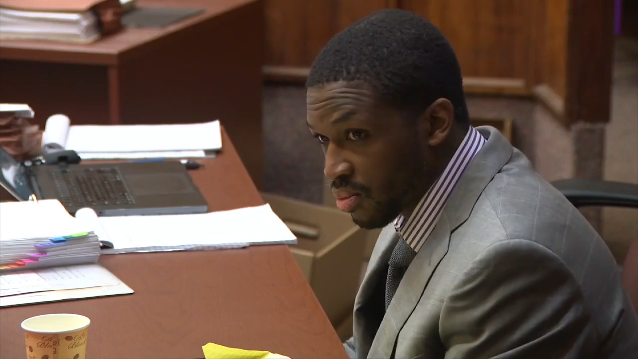 Father faces gunman accused of killing son, 1 other on second day of ...