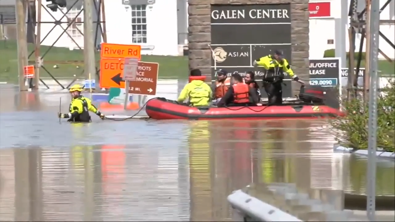 Flood-weary residents face rising rivers despite rain finally stopping ...