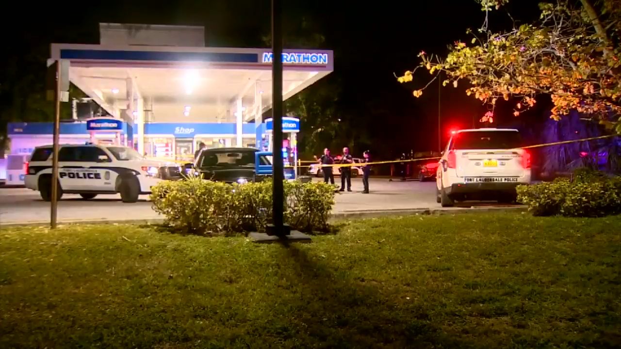 Man hospitalized after shooting at Fort Lauderdale gas station; suspect ...