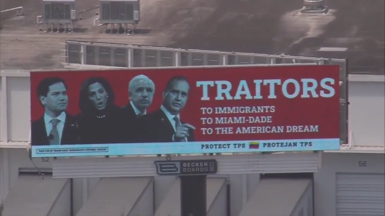 Officials launch new billboards to protest immigration crackdown; Krome ...