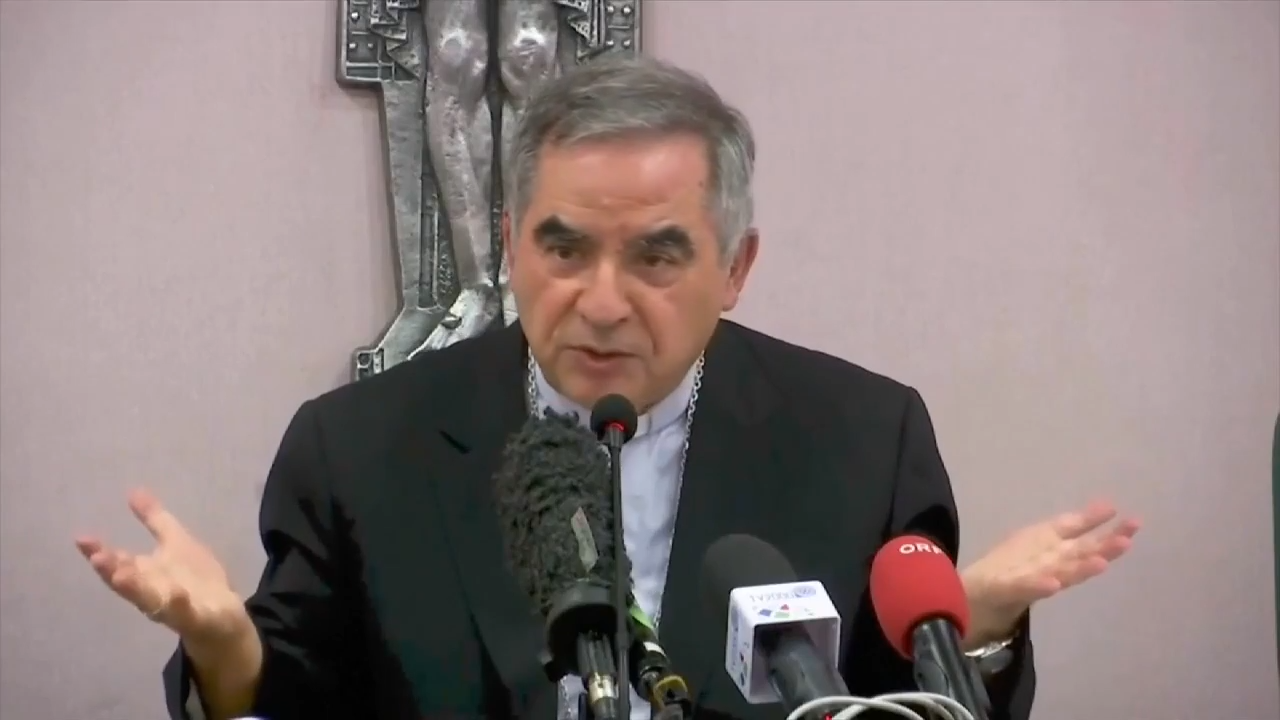 Disgraced Cardinal Becciu formally withdraws from participation in ...