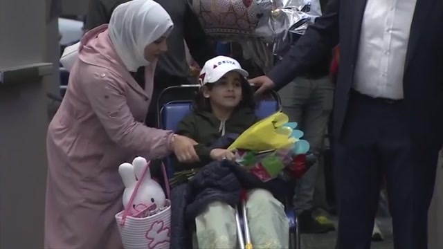 11-year-old Palestinian girl injured in Gaza arrives in South Florida ...