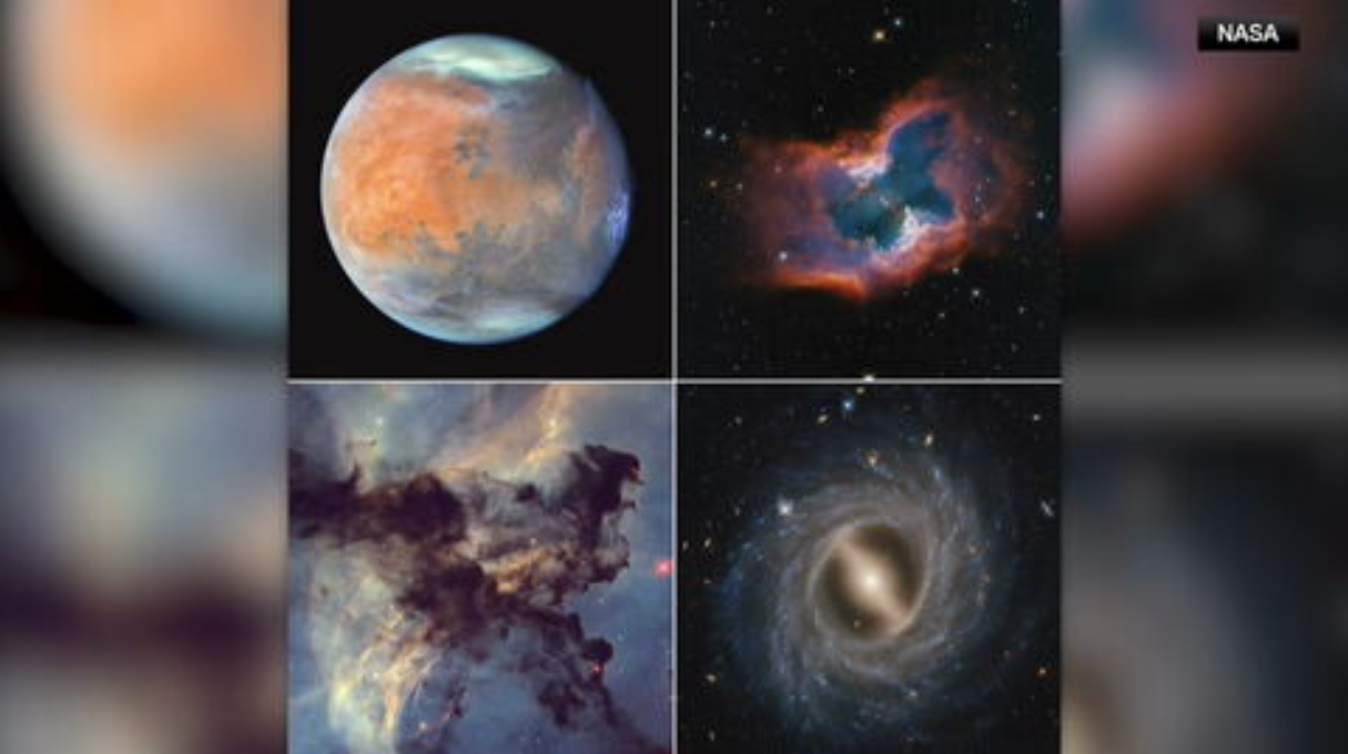 NASA releases pictures of celestial bodies to celebrate 35th ...
