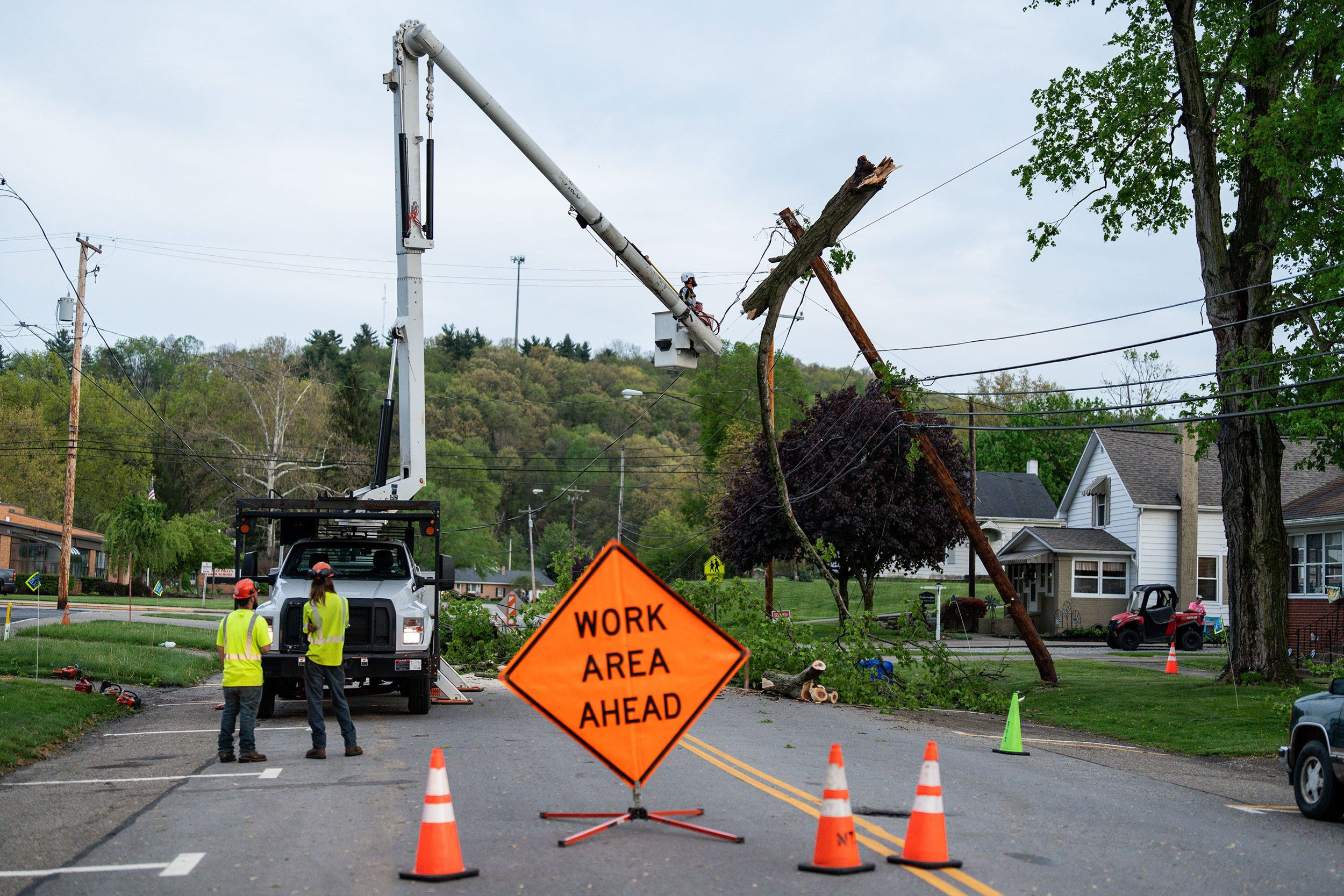 Violent derecho with 90-mph winds carved a 500-mile path of damage ...