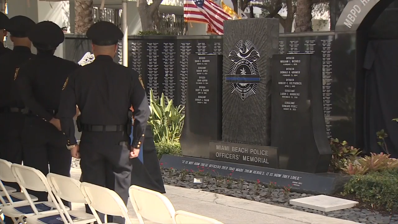 Miami Beach Police hold memorial service for fallen officers - WSVN ...