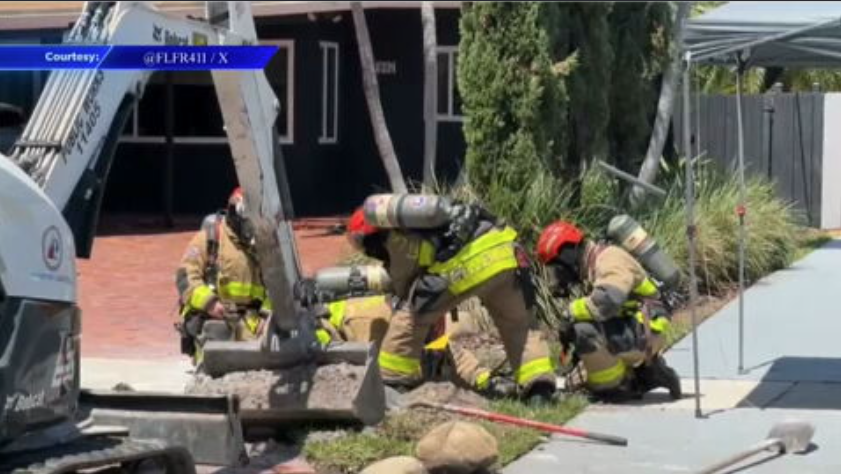 Crews cap gas leak in Fort Lauderdale - WSVN 7News | Miami News ...