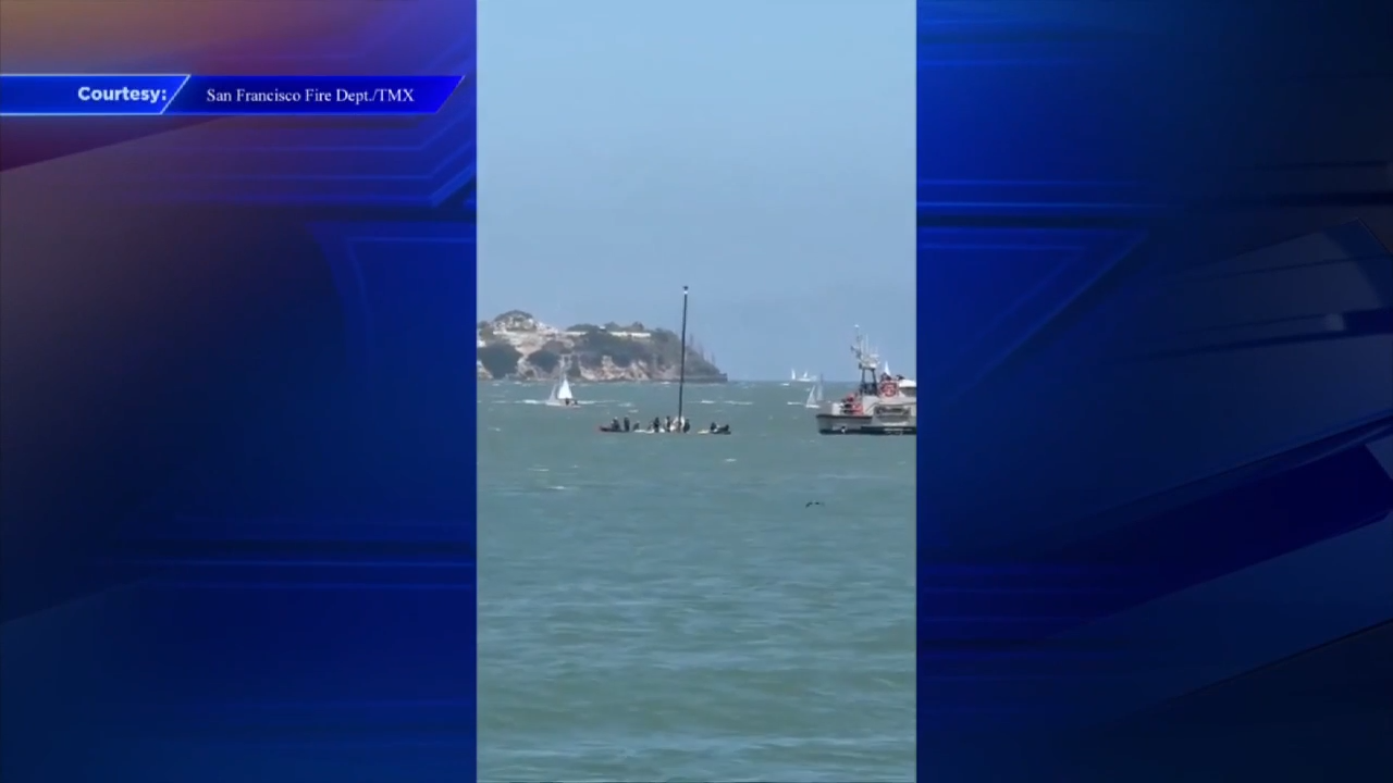 Group of teens saved from sinking sailboat in San Francisco bay - WSVN ...