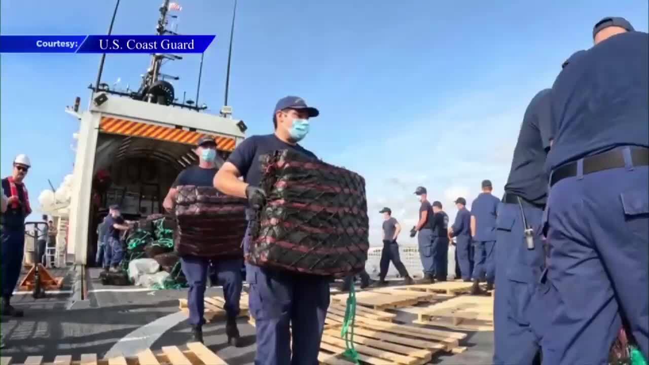 USCG: Nearly 30K pounds of cocaine offloaded at Port Everglades - WSVN ...