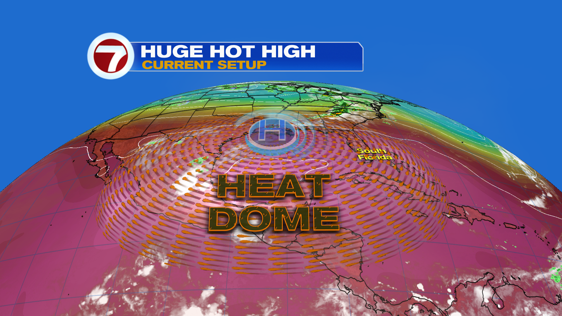 Sweltering Sunshine with Near-Record Heat Midweek - WSVN 7News | Miami ...