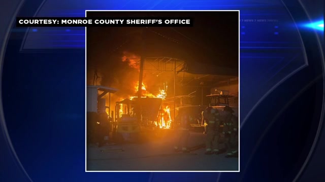 Several boats catch fire at marina near Key Largo; no injuries - WSVN ...