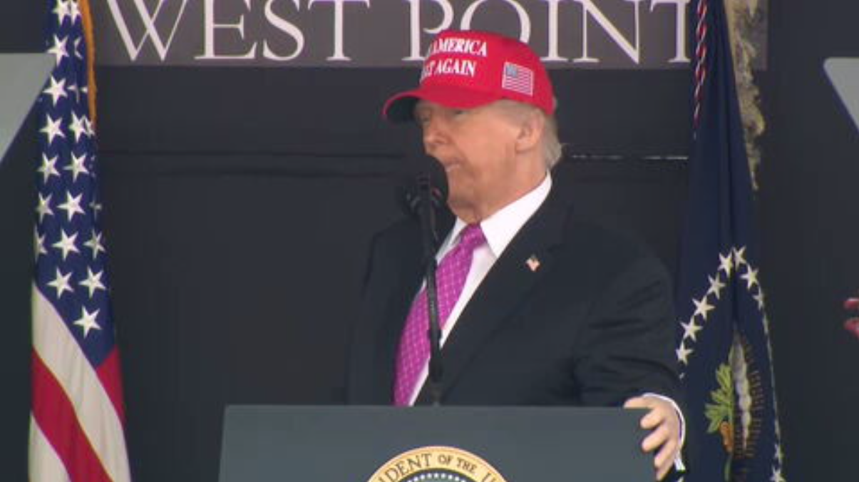 Trump’s speech to West Point graduates mixes praise, politics and ...