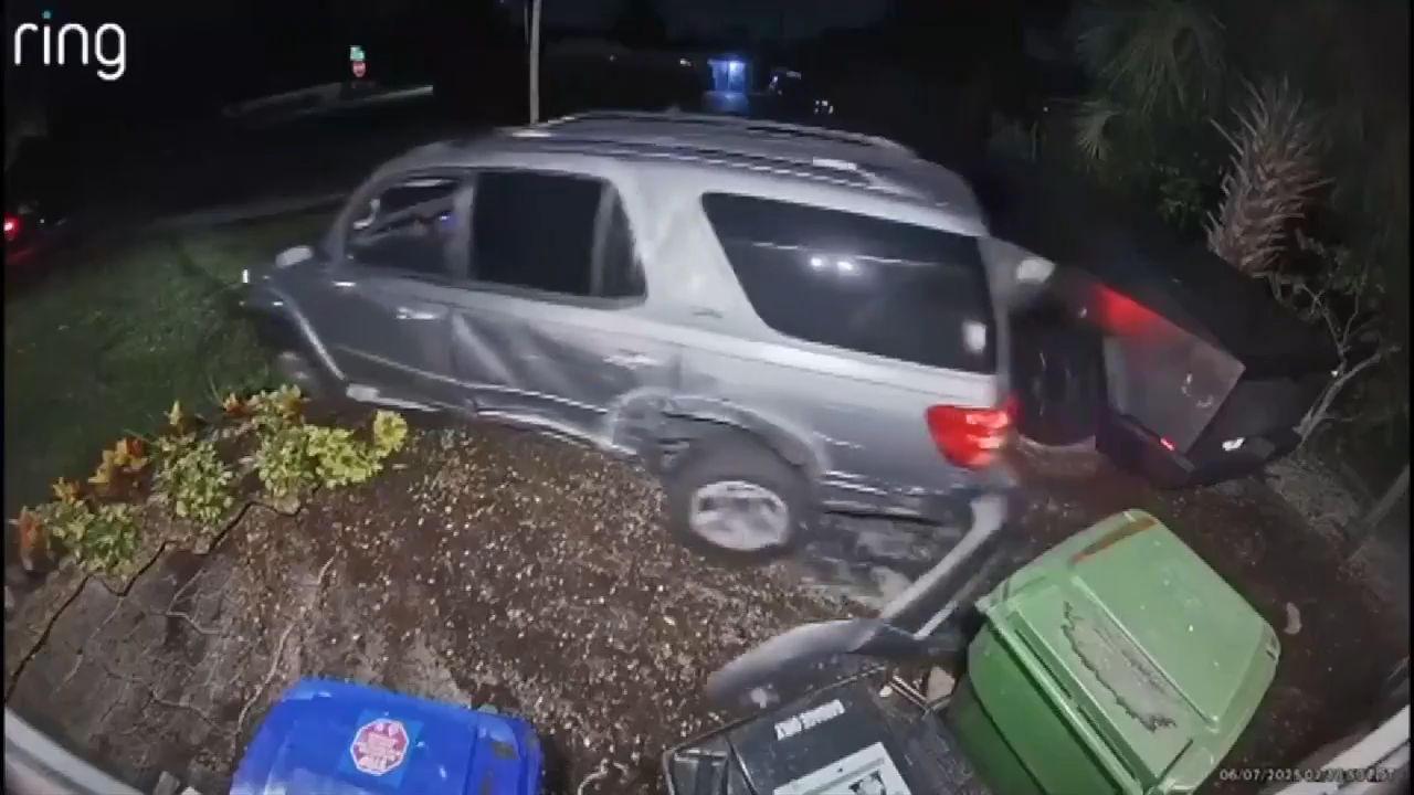 Fort Lauderdale resident wants driver found after Teslas damaged, yard ...