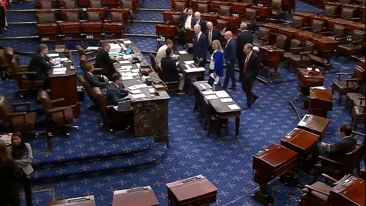 Senate Republicans advance Trump’s tax and spending cuts bill after ...