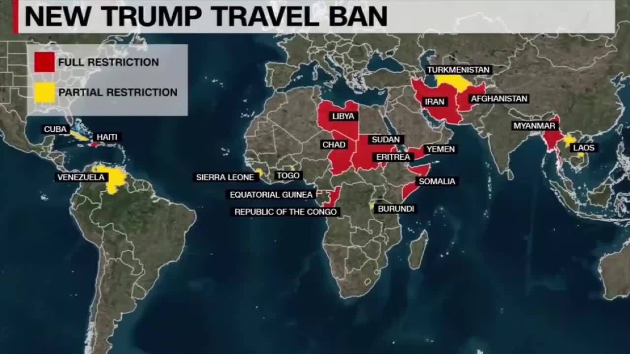 Trump’s new travel ban takes effect as tensions escalate over ...