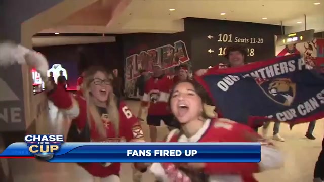 Ecstatic Panthers fans celebrate rowdy win against Oilers, brace for ...
