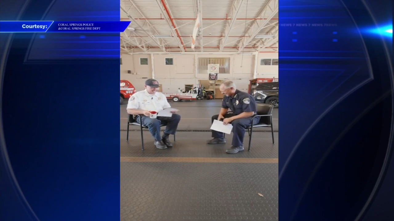 Chief of comedy: First responders sit down together on Father’s Day in ...