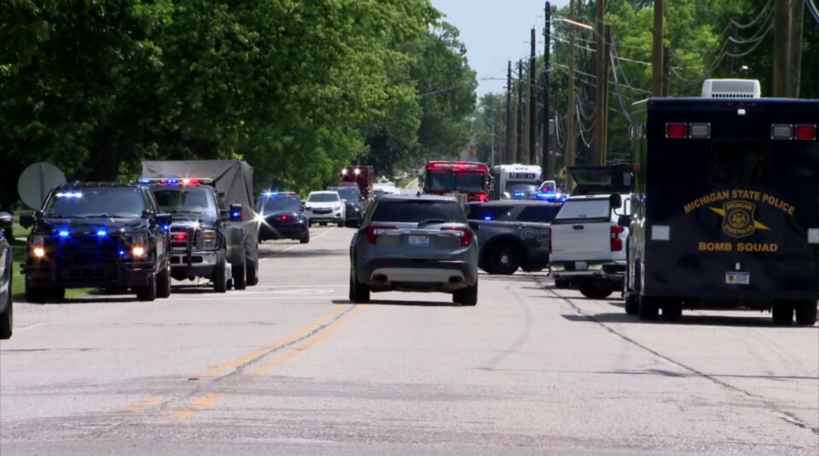 Police say a man opened fire outside a church before staff fatally shot ...