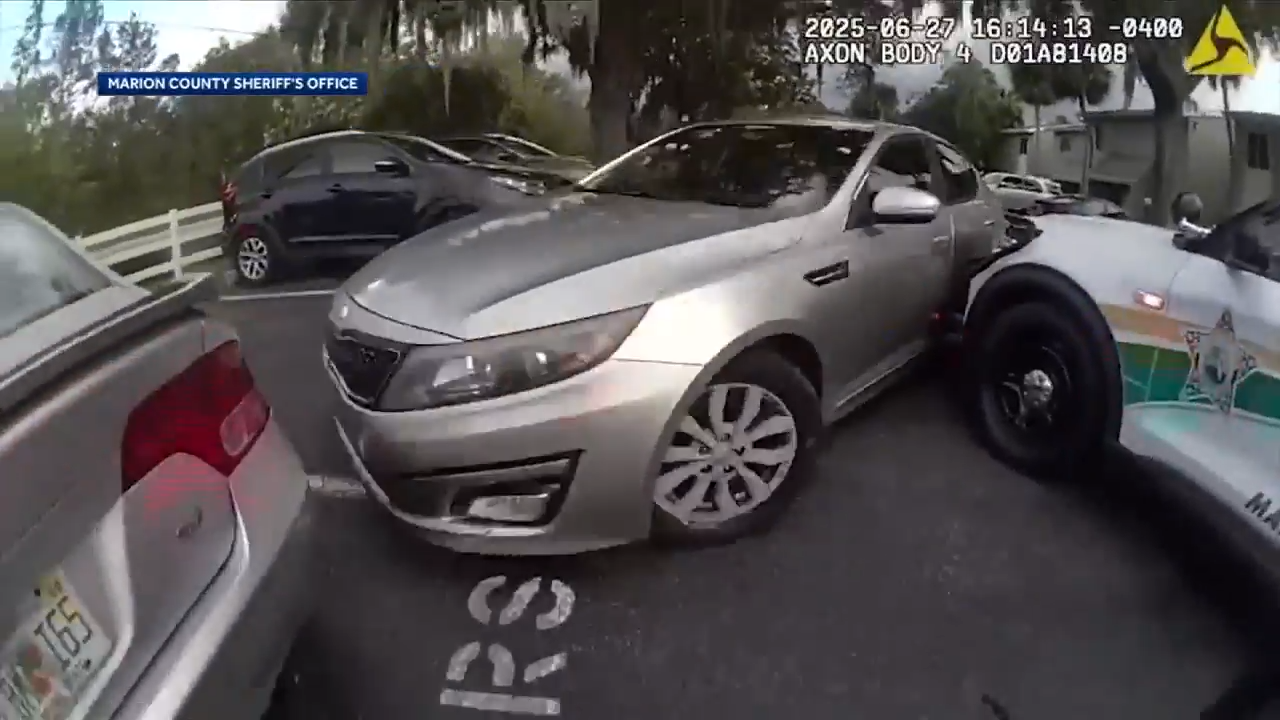 Police discover baby in backseat after catching runaway driver during ...