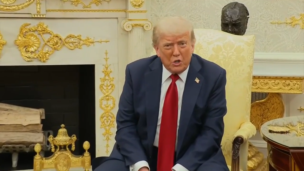 Trump is checked for lower leg swelling and diagnosed with a common ...