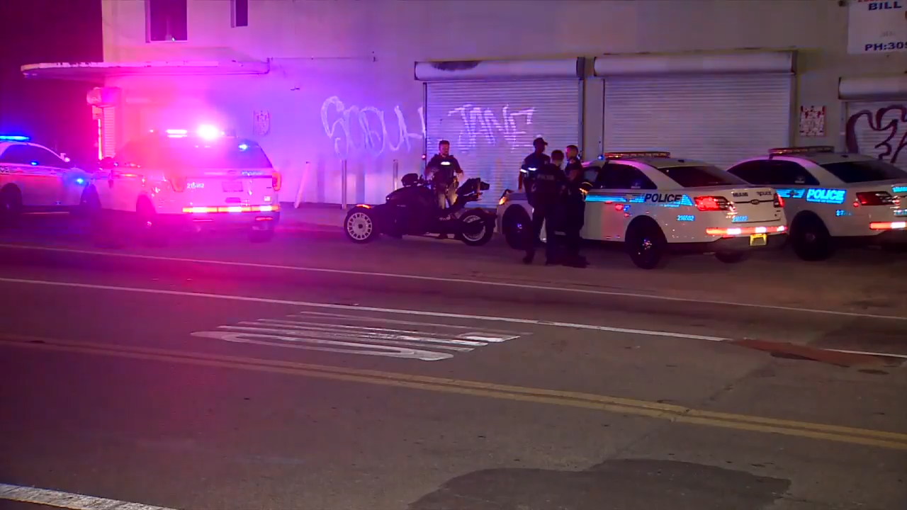 Miami Police officer hospitalized after suffering leg injury during ...