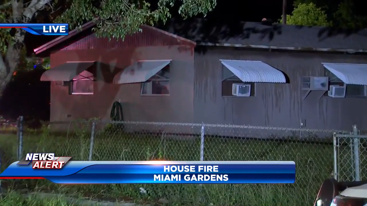1 airlifted after fire tears through Miami Gardens home - WSVN 7News | Miami News, Weather ...