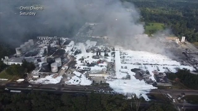 Fire at Louisiana auto plant is 90% contained while evacuation order ...