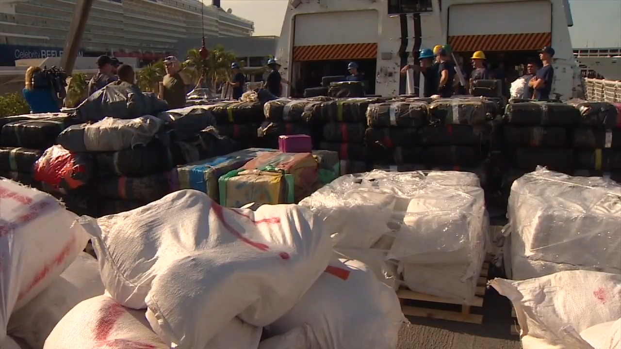 USCG seize record 76,000 pounds of cocaine in historic offload at Port ...