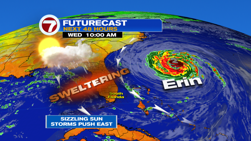 Smoky Skies, Heat, & Storms For South Florida, Plus Tracking Erin ...