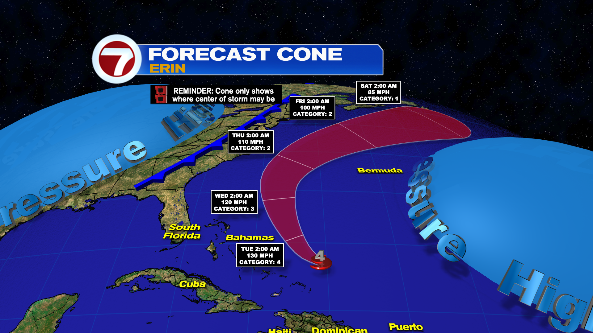 Typical Summer Day in South Florida, Plus Tracking Major Hurricane Erin ...