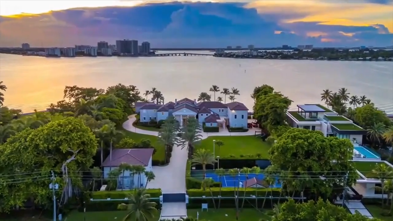 Miami Beach waterfront home hits the market at a whopping $169 million ...