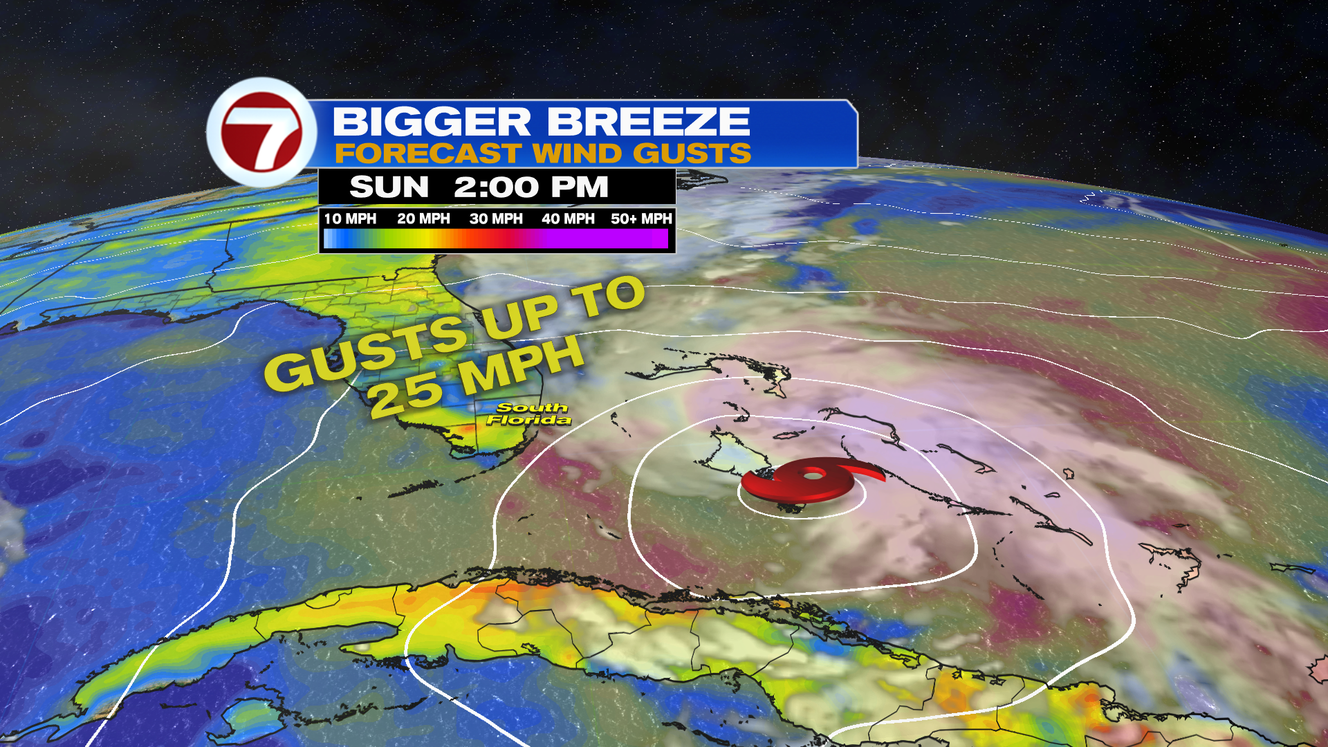 Tropical Depression Nine to Bring Fringe Impacts this Sunday - WSVN ...