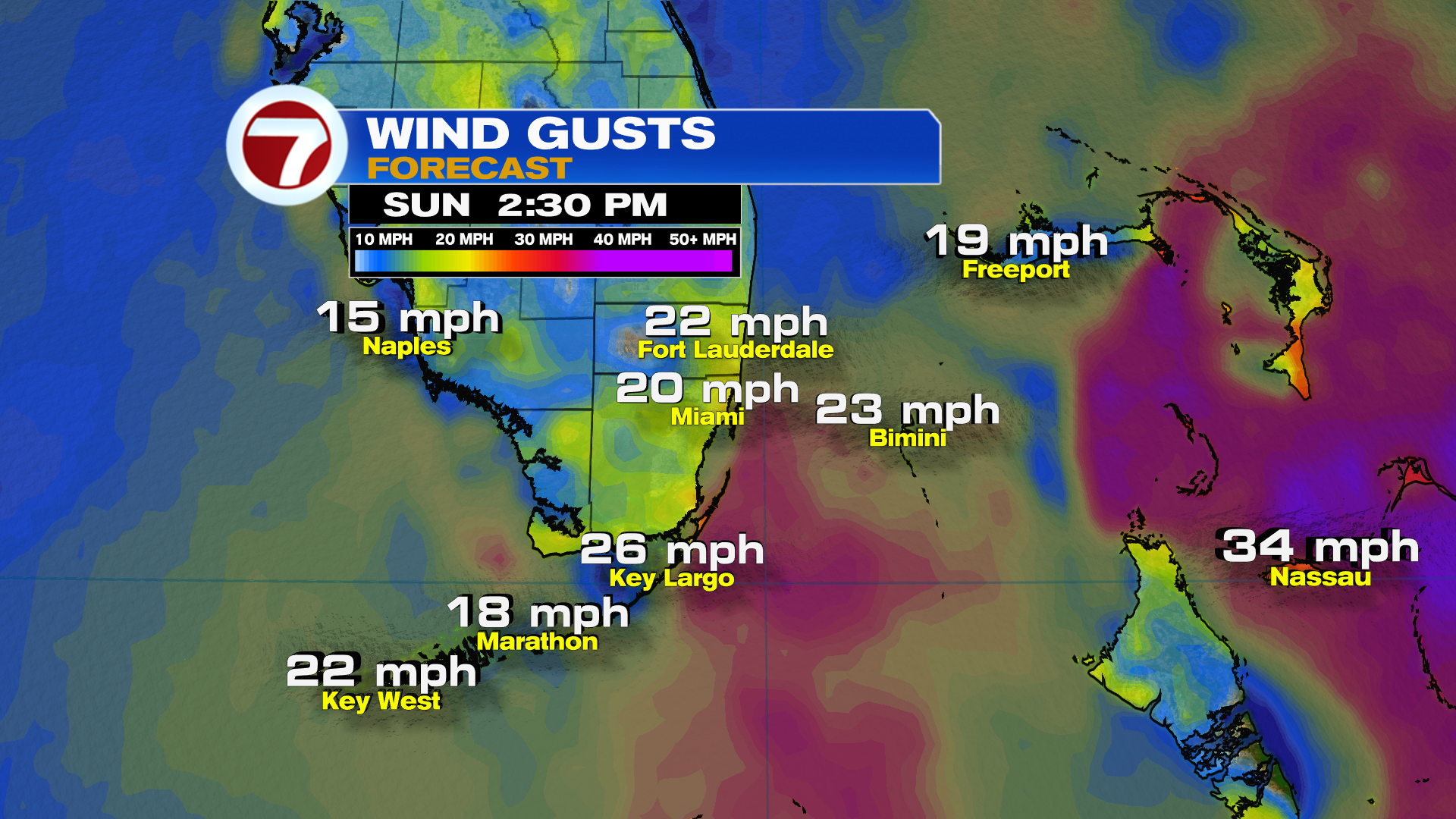 Tropical Depression Nine to Bring Fringe Impacts this Sunday - WSVN ...