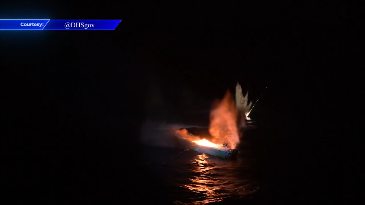DHS sinks vessel possibly carrying nearly 13,000 pounds of cocaine as ...