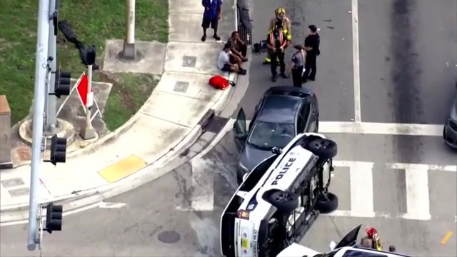 Police-involved crash in Fort Lauderdale causes lane closures; good Samaritan who helped officer ...
