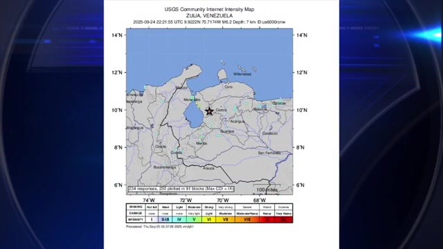 6.2-magnitude earthquake hits northwest Venezuela - WSVN 7News | Miami ...