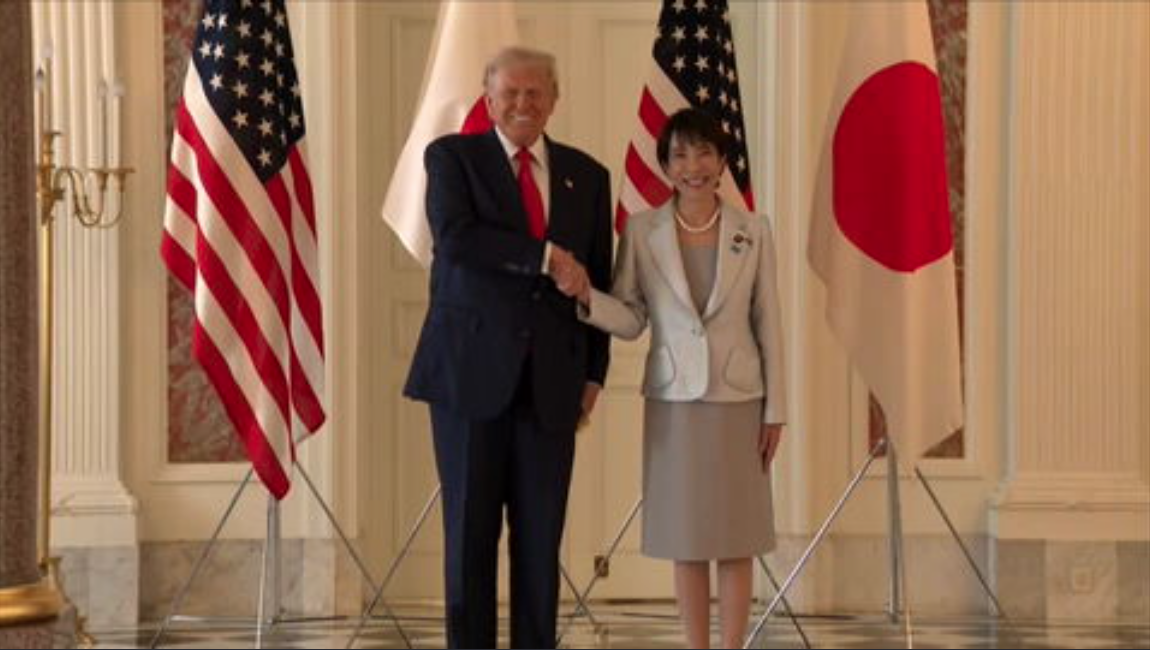Trump bonds with Japan’s new prime minister and says her nation is ...