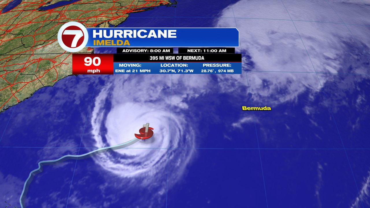 Hurricane Imelda rumbles toward Bermuda as airport, schools and ...