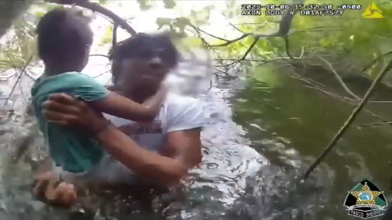 Teen brother jumps in water to save 5-year-old nonverbal sister before ...