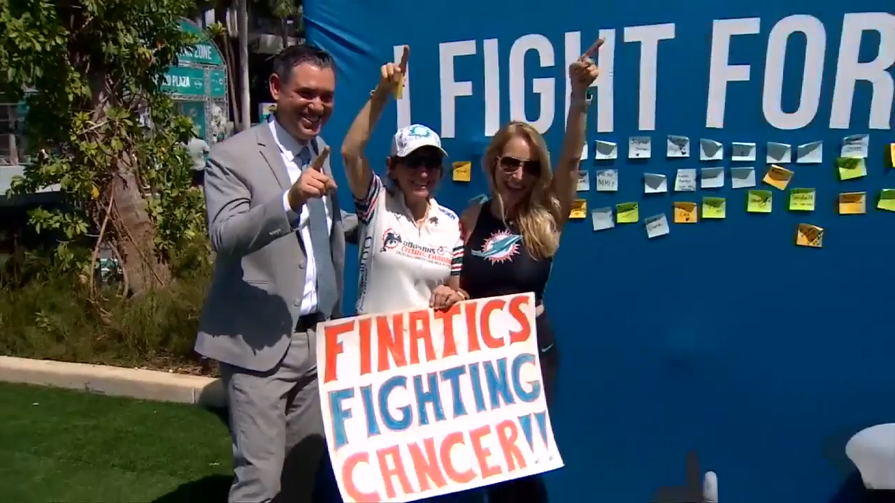 Miami Dolphins take part in NFL’s ‘Crucial Catch’ initiative, raise ...