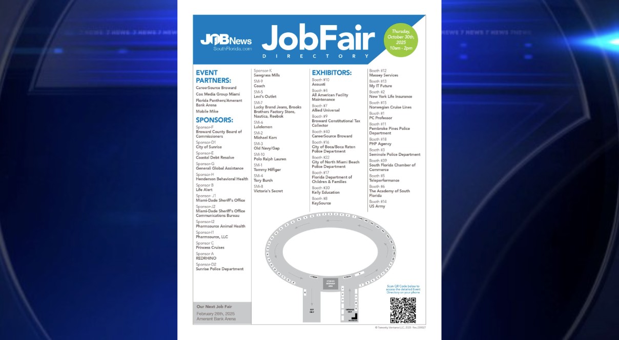 Massive job fair to be held at Amerant Bank Arena; over 100 recruiters ...