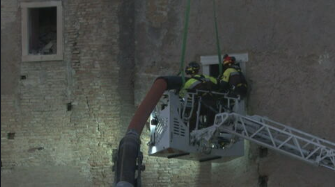 Hopes dashed as man extracted from partially collapsed medieval tower ...