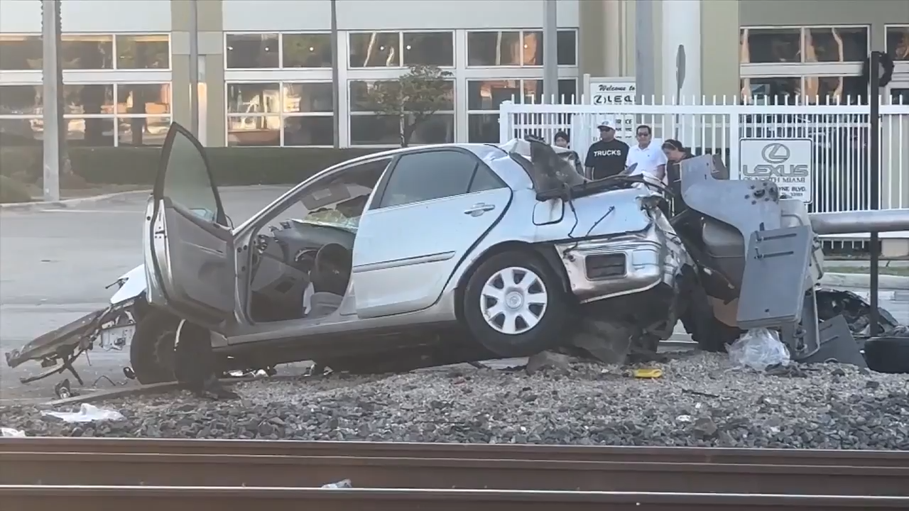 1 hospitalized after Brightline train crashes into vehicle in North ...