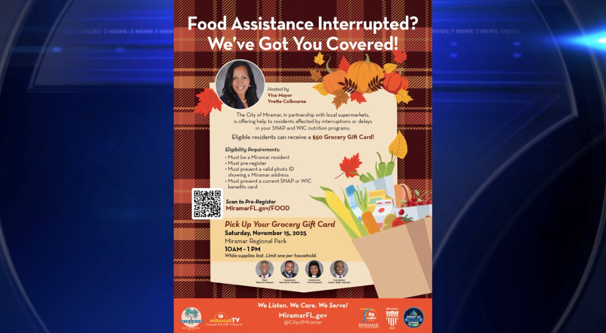Miramar to host $50 grocery gift card giveaway for residents ...