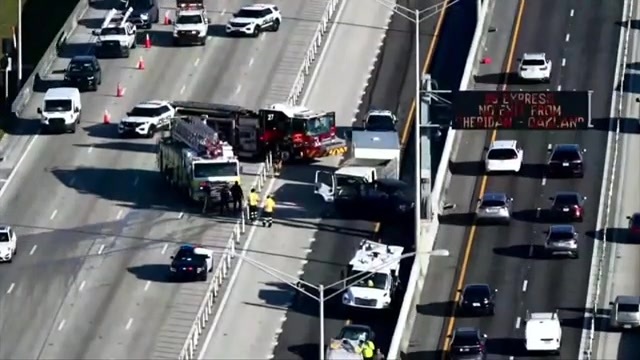 SB I-95 reopens after multi-vehicle crash near Hallandale Beach Blvd ...