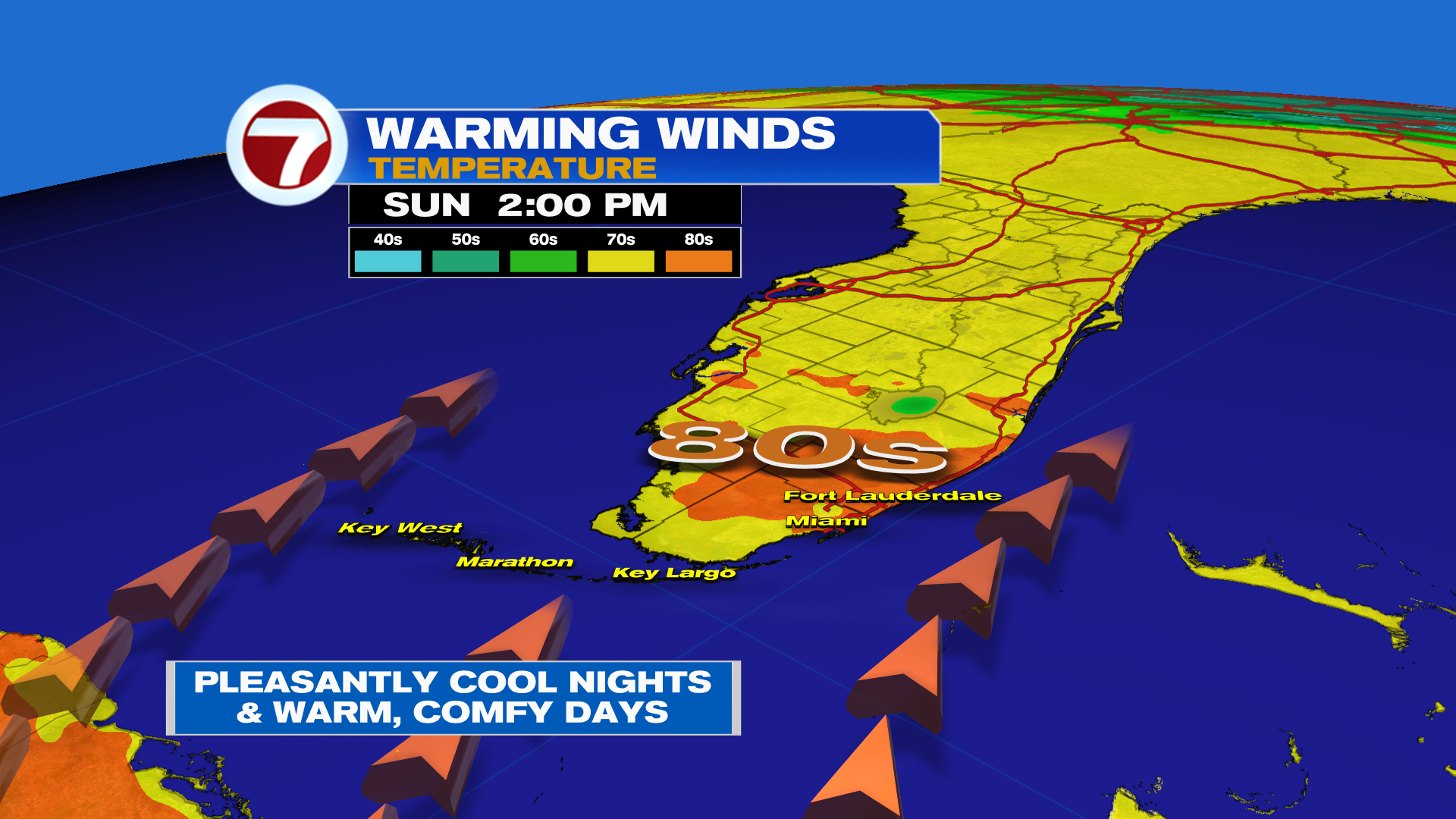 Warming Weather into the Weekend - WSVN 7News | Miami News, Weather ...