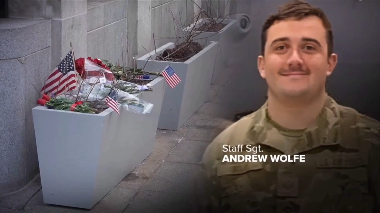 Guardsman wounded in shooting can now breathe on his own as doctors ...